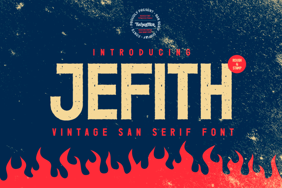 Jefith Font Family · 1001 Fonts