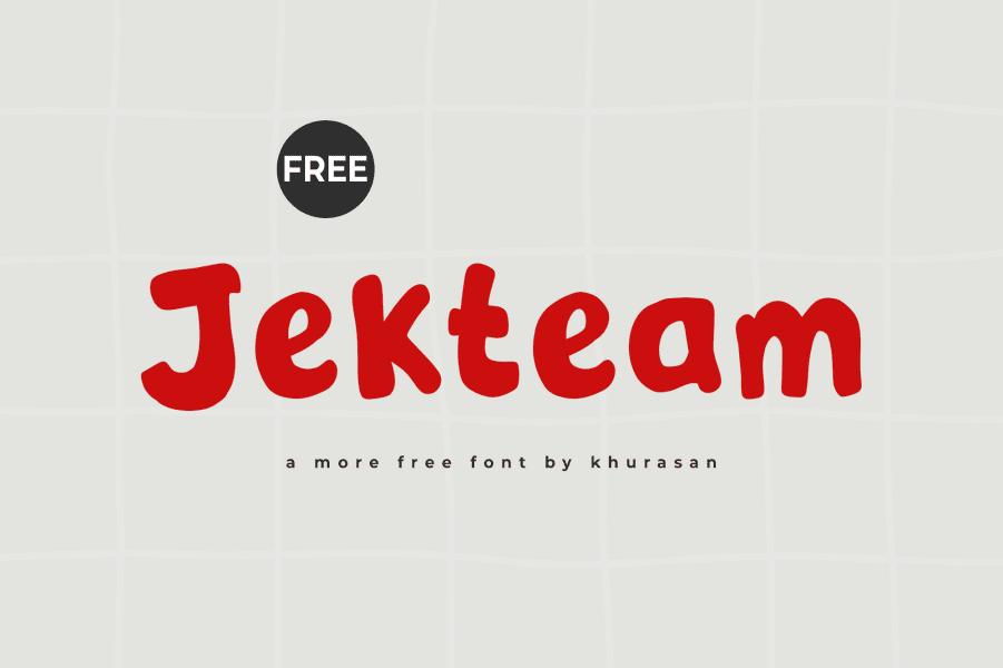 Jekteam Font · 1001 Fonts