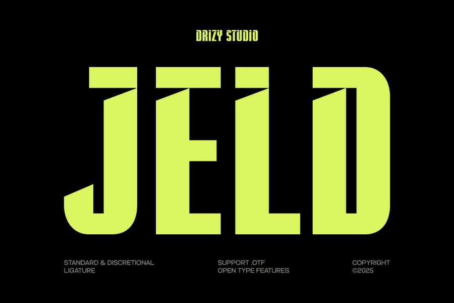 Jeld Demo Font · 1001 Fonts