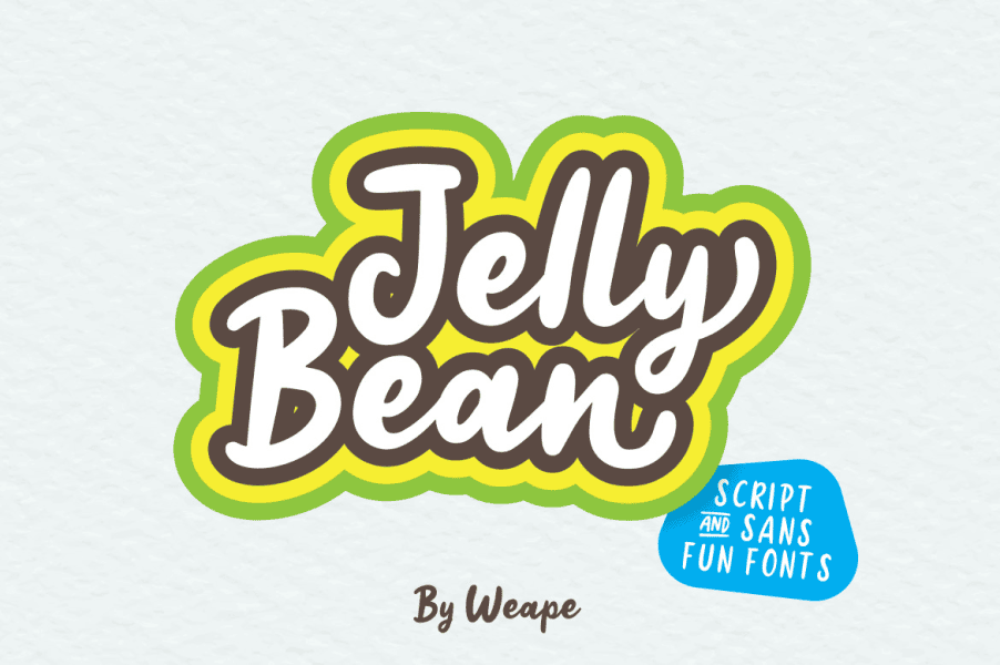 Jelly Bean Script - DEMO Font · 1001 Fonts