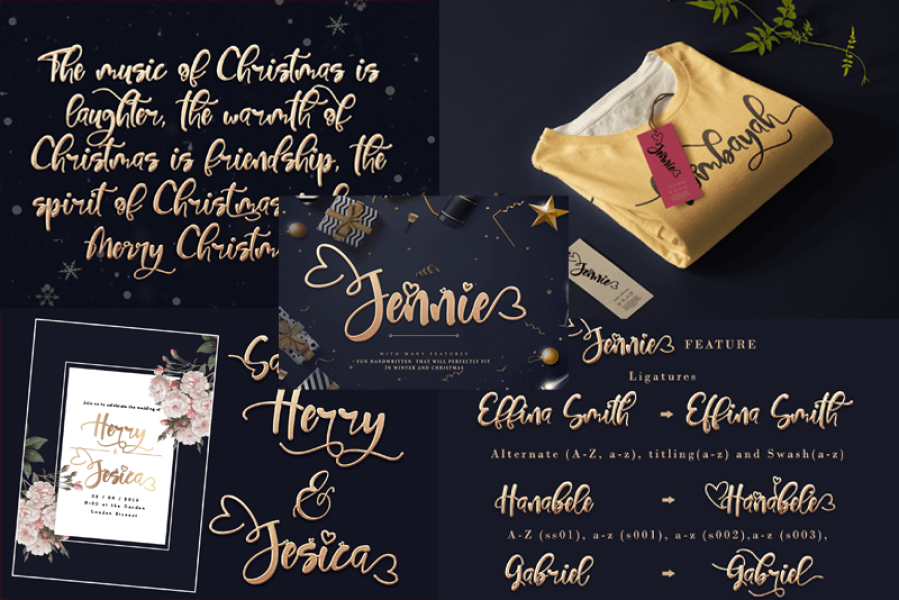 Jennie Font · 1001 Fonts