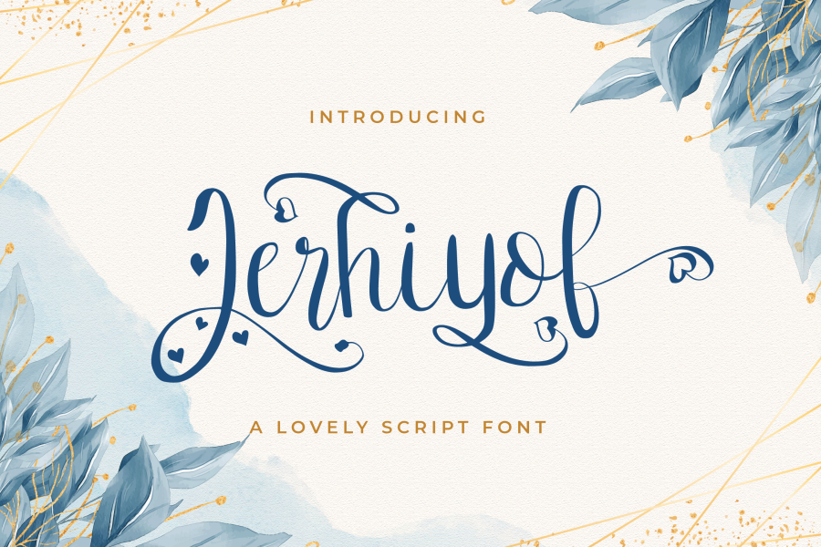 Jerhiyof Font · 1001 Fonts