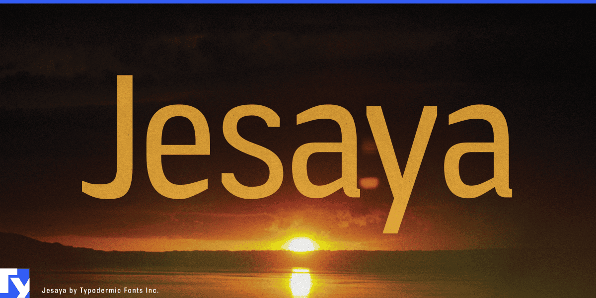 Jesaya Font · 1001 Fonts
