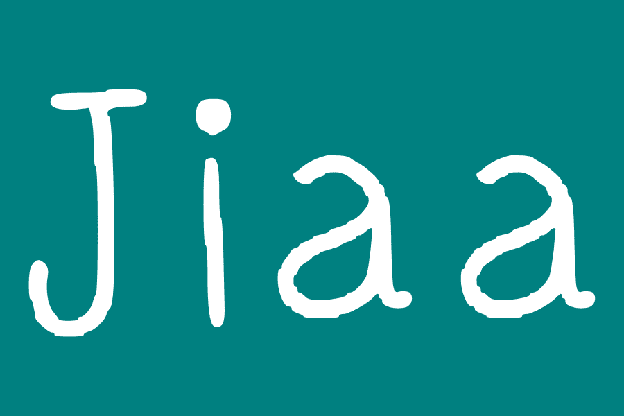 Jiaa Font · 1001 Fonts
