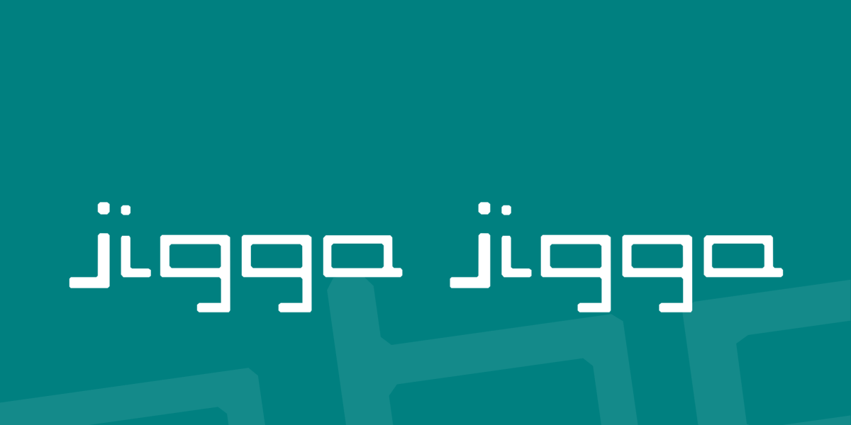 Jigga jigga Font · 1001 Fonts