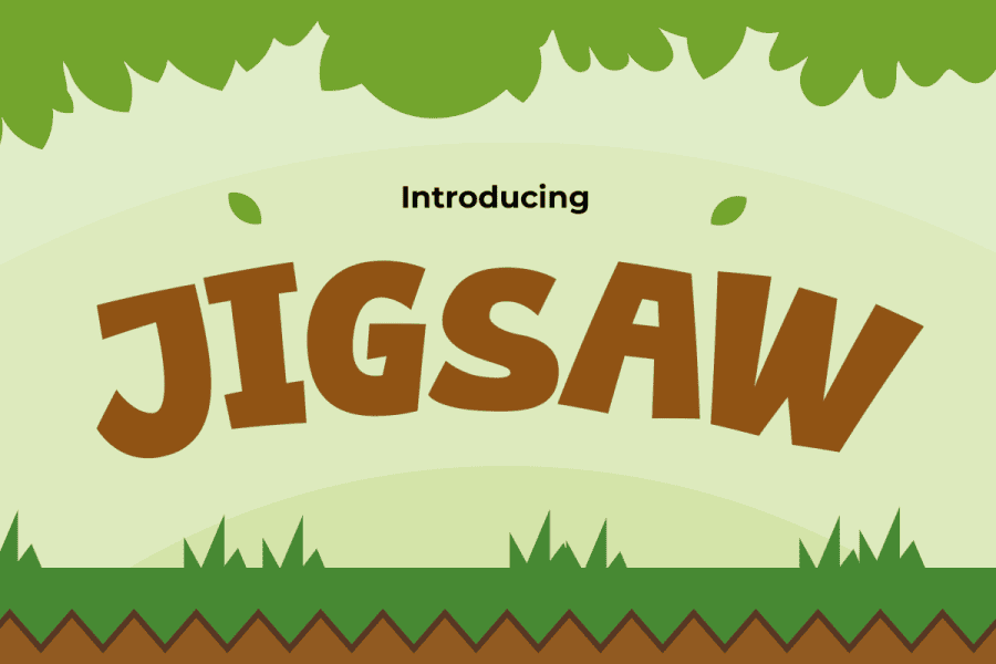 JIGSAW Font · 1001 Fonts