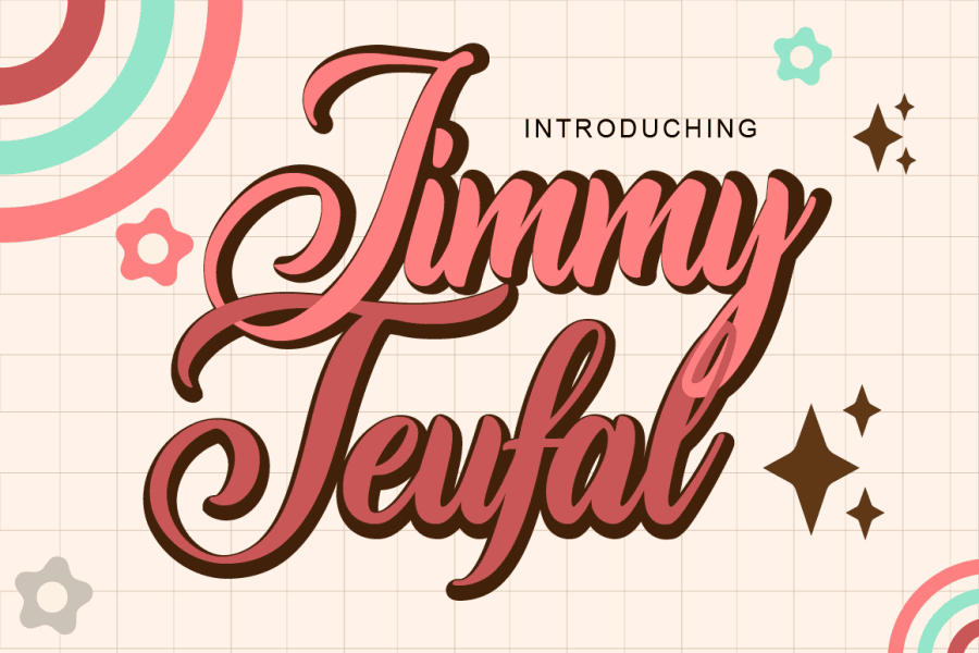 Jimmy Teufal Font · 1001 Fonts