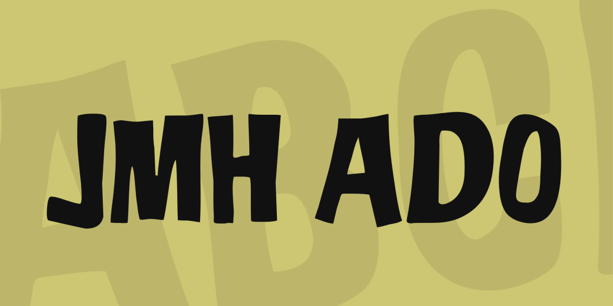 JMH ADO Font · 1001 Fonts