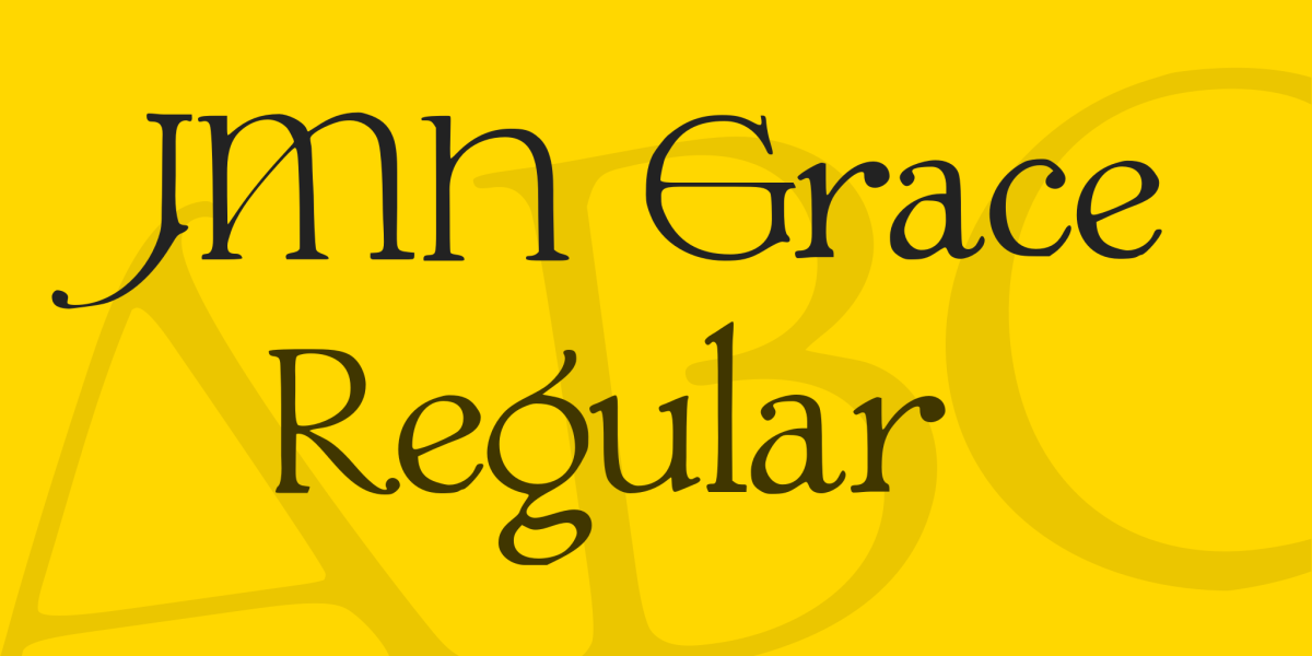 JMH Grace Font · 1001 Fonts