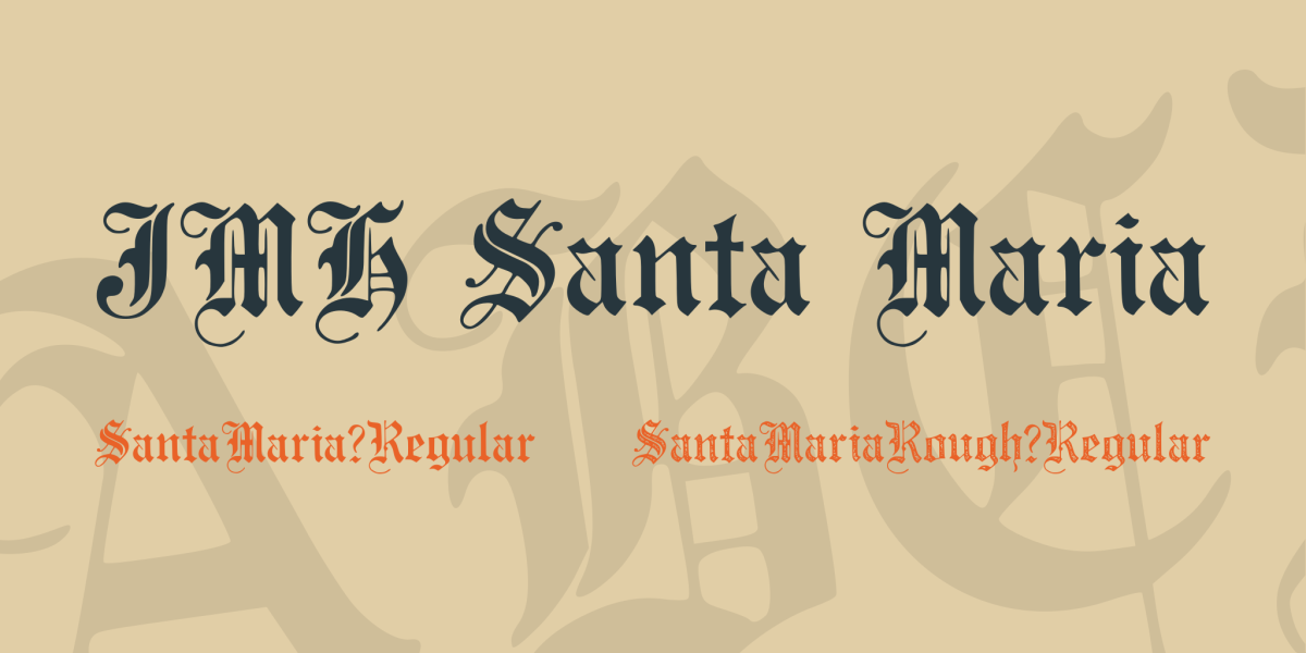 JMH Santa Maria Font Family · 1001 Fonts