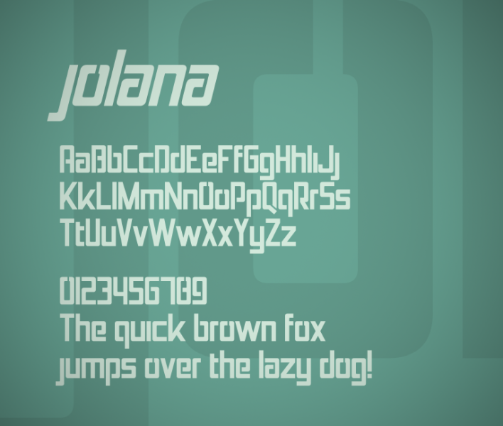 Jolana Font Family · 1001 Fonts