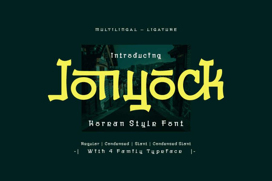 Jonyock Trial Font · 1001 Fonts
