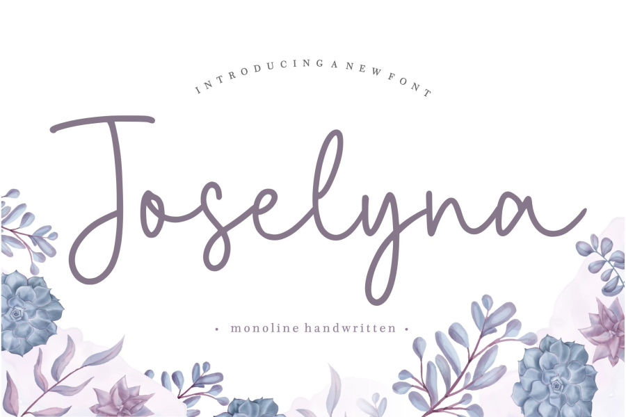 Joselyna Font · 1001 Fonts