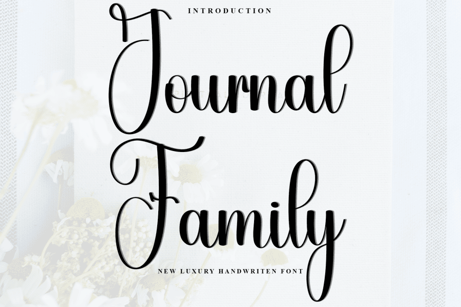 Journal Family Font · 1001 Fonts