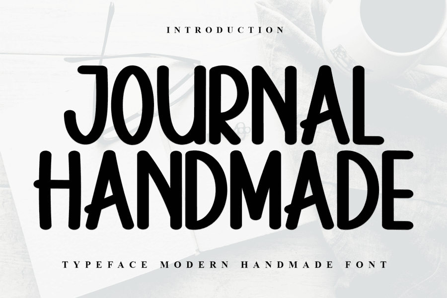Journal Handmade Font · 1001 Fonts