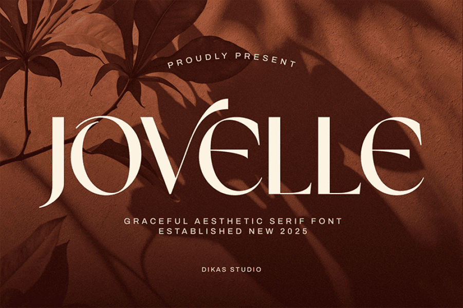 Jovelle - Personal Use Font Family · 1001 Fonts