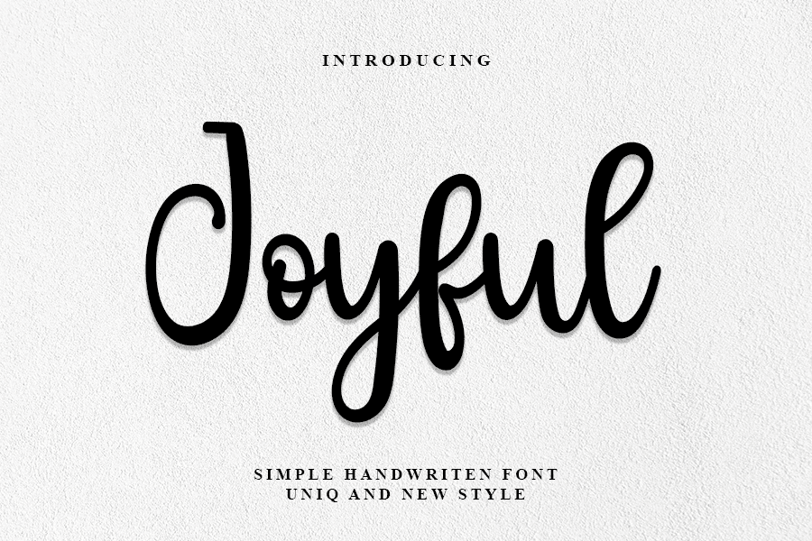 Joyful Font · 1001 Fonts
