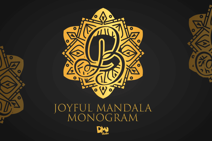 1 Free Playful Monogram Font · 1001 Fonts