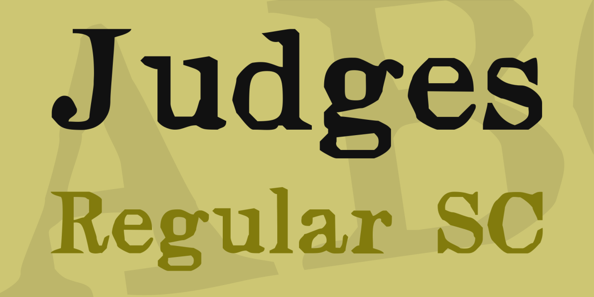 Judges Font Family · 1001 Fonts