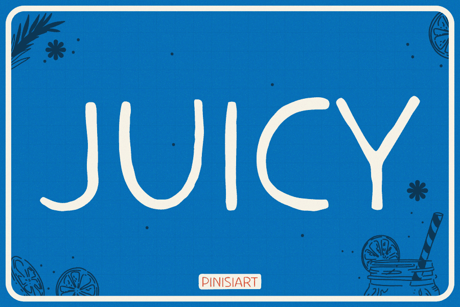 Juicy Font · 1001 Fonts