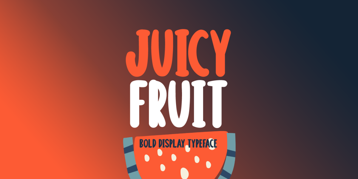 Juicy Fruit Font · 1001 Fonts