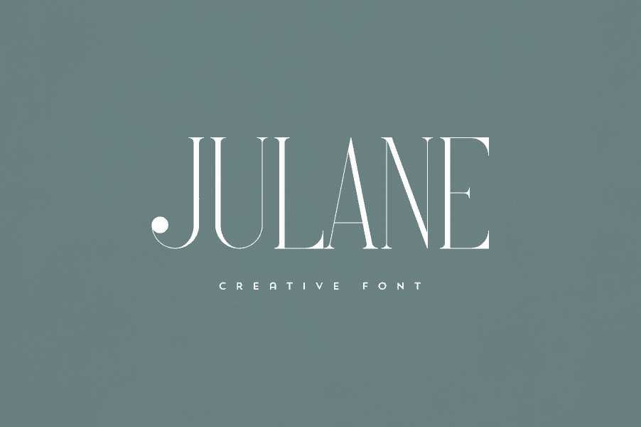 Julane Font · 1001 Fonts