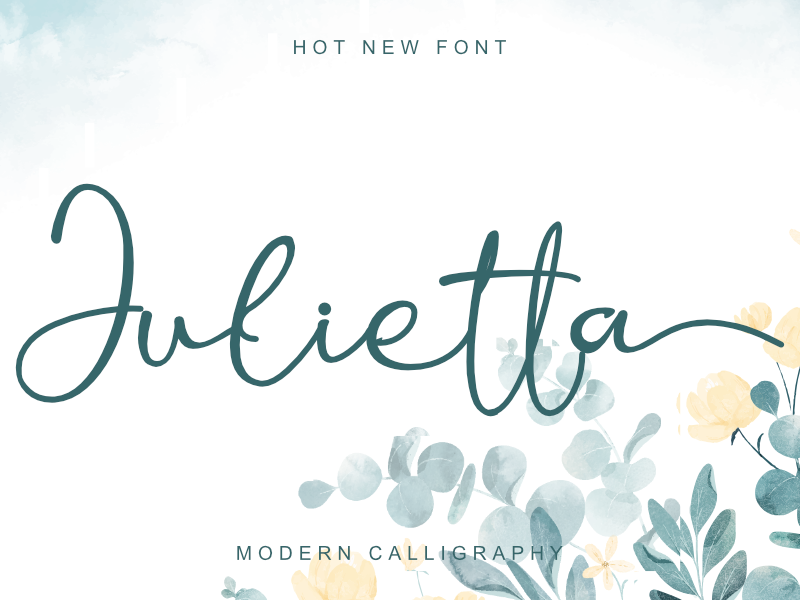 Julietta Font · 1001 Fonts