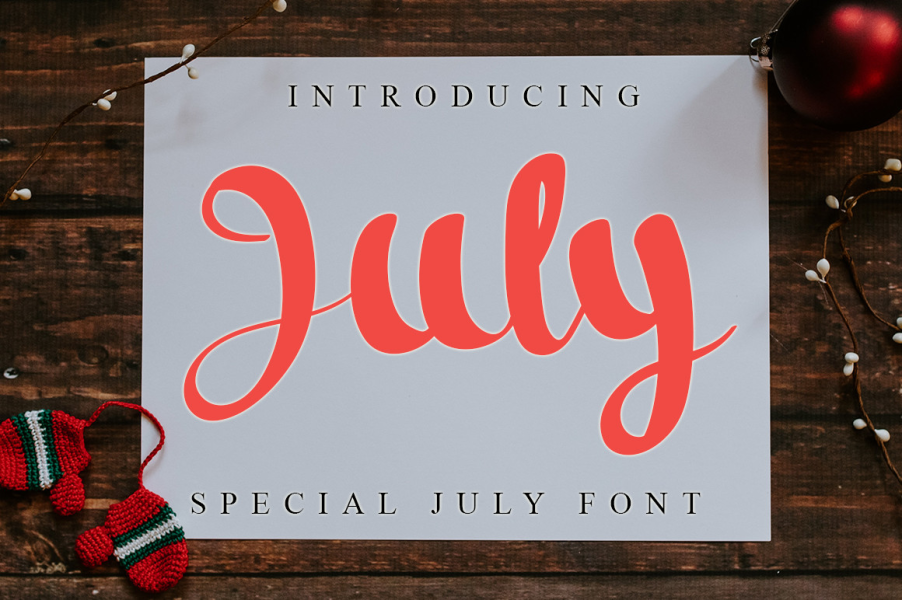 July Font · 1001 Fonts