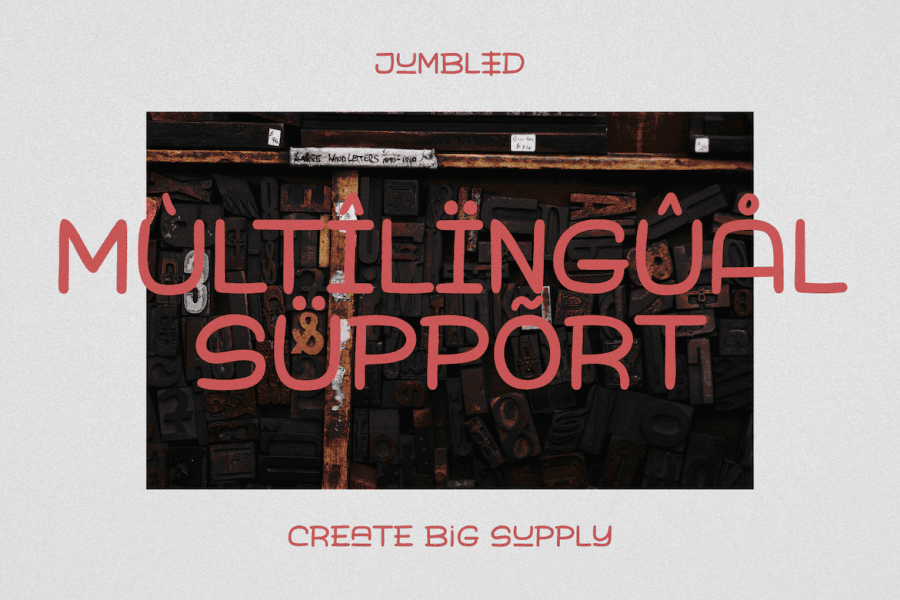 Jumbled Font · 1001 Fonts