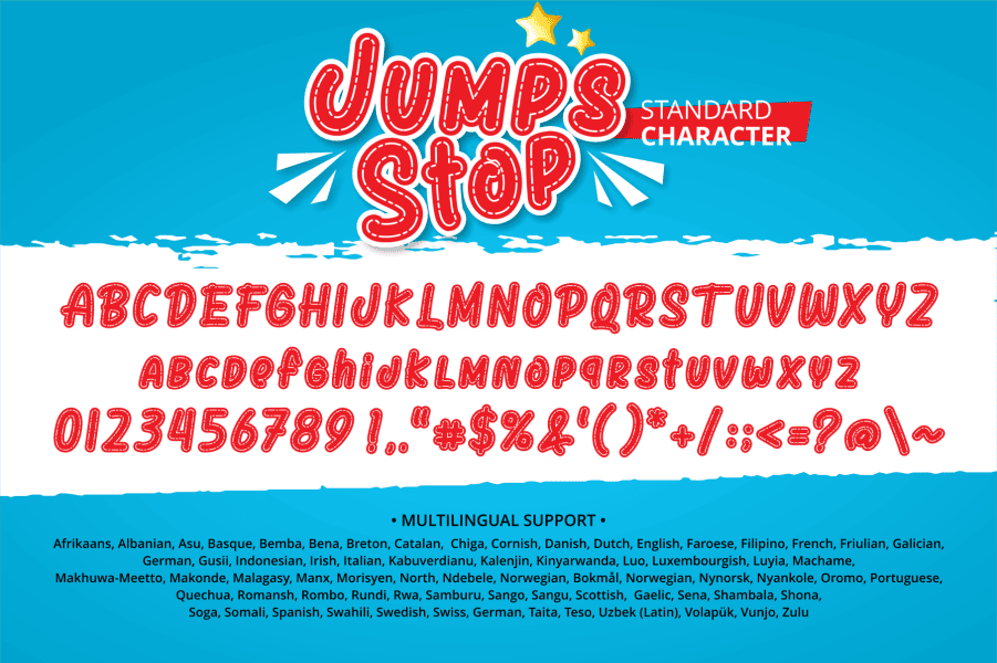 Jumps Stop Font · 1001 Fonts