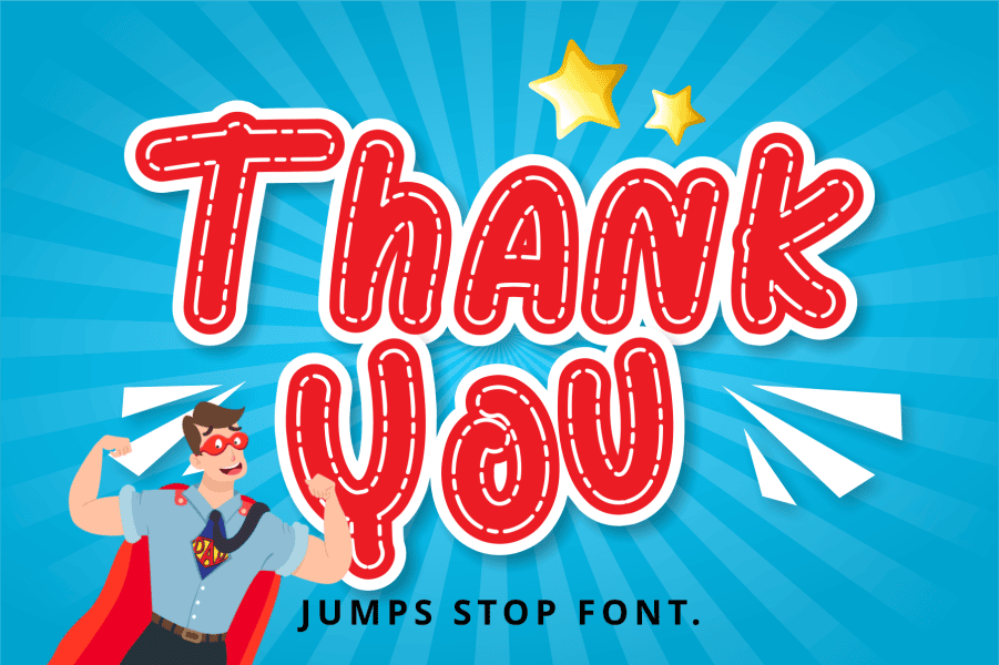 Jumps Stop Font · 1001 Fonts