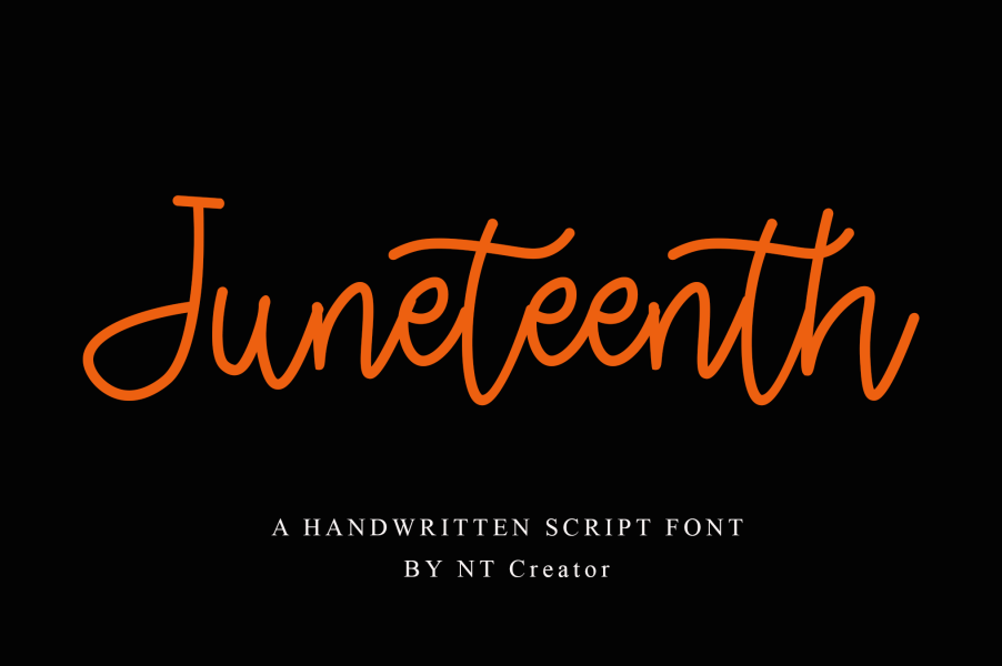 Juneteenth Font · 1001 Fonts