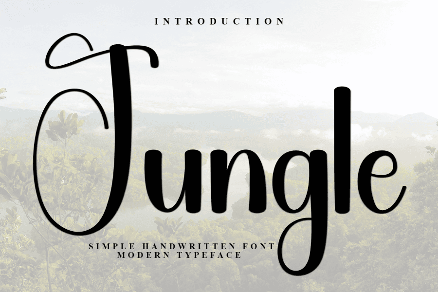 Jungle Plant Font · 1001 Fonts