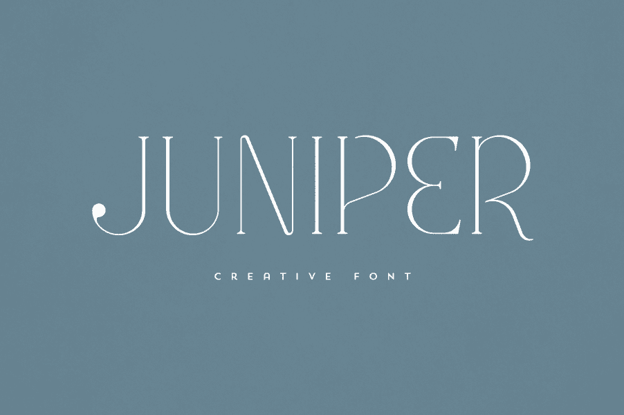 Juniper Font · 1001 Fonts