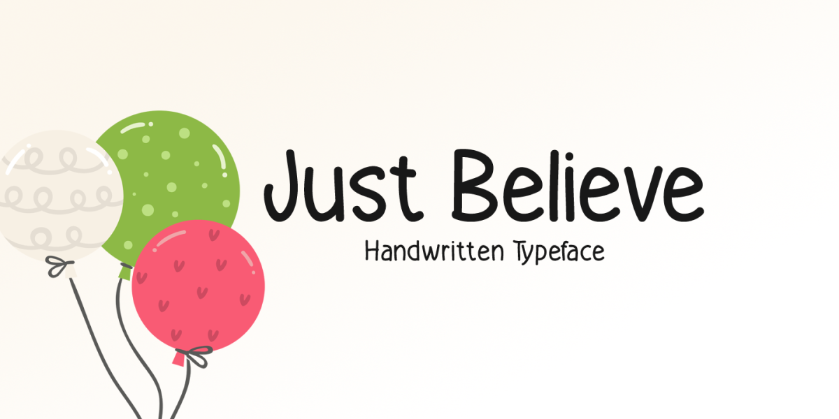 Just Believe Font · 1001 Fonts
