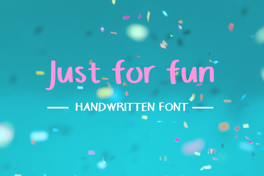 Just For Fun Font · 1001 Fonts