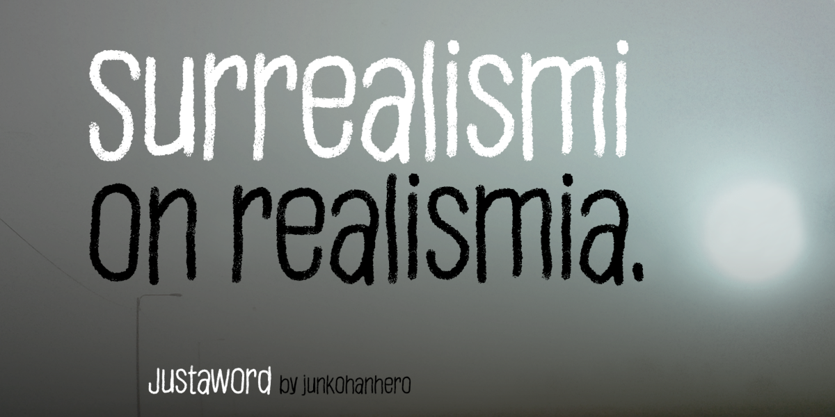 Justaword Font · 1001 Fonts