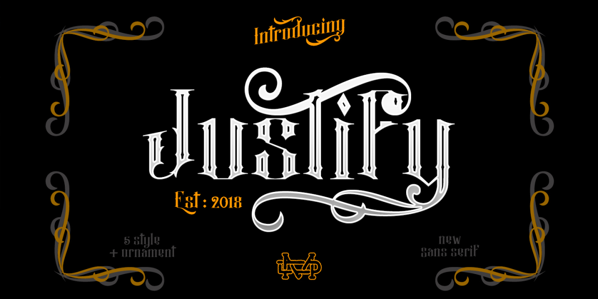 Justify Font · 1001 Fonts