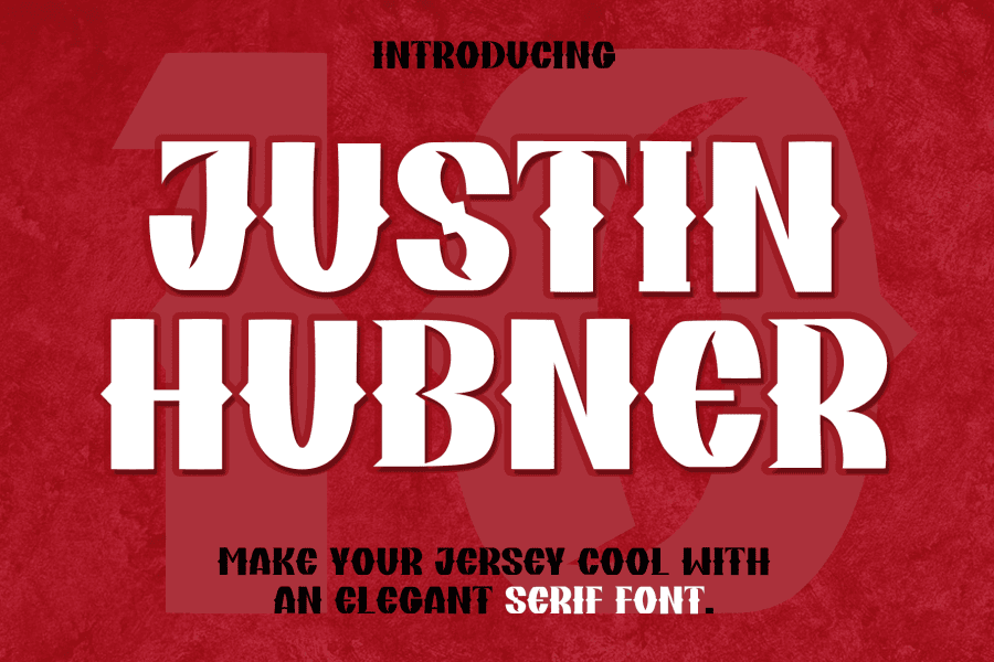Justin Hubner - Personal Use Font · 1001 Fonts