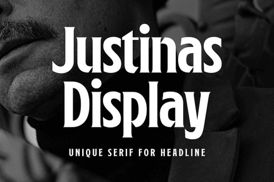 Justinas Font · 1001 Fonts