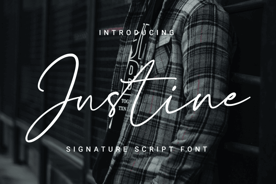 Justine Font · 1001 Fonts