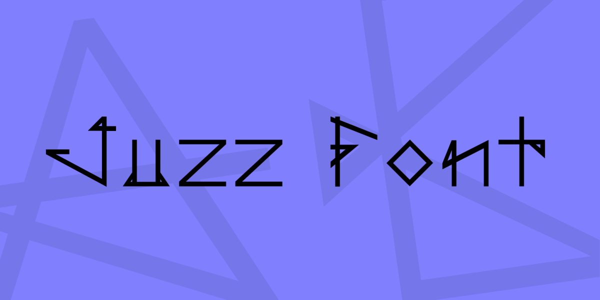 Juzz font Font · 1001 Fonts