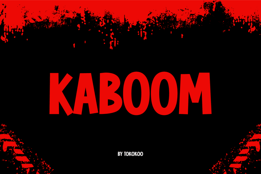 KABOOM Font · 1001 Fonts