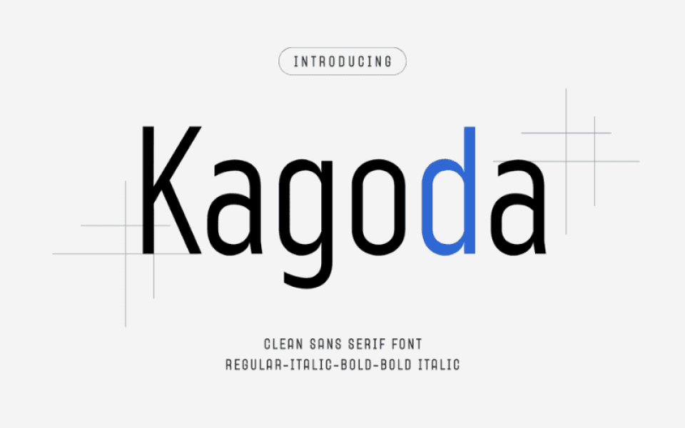 Kagoda Font Family · 1001 Fonts