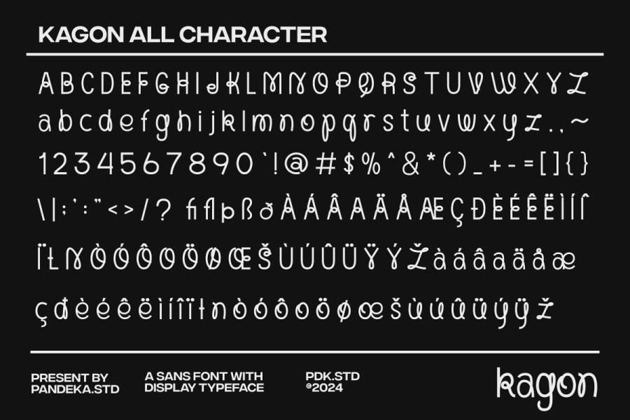 Kagon DEMO Font · 1001 Fonts