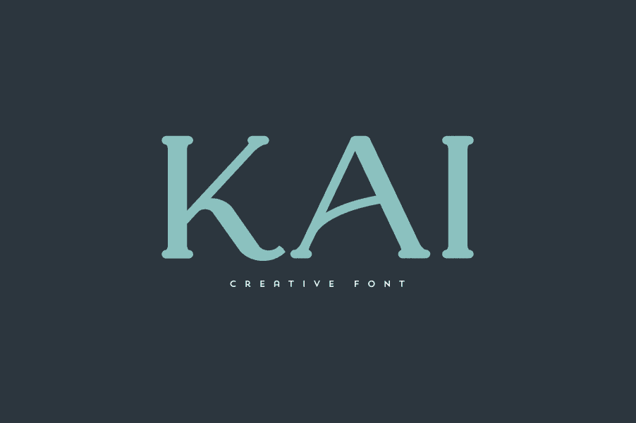 Kai Font · 1001 Fonts