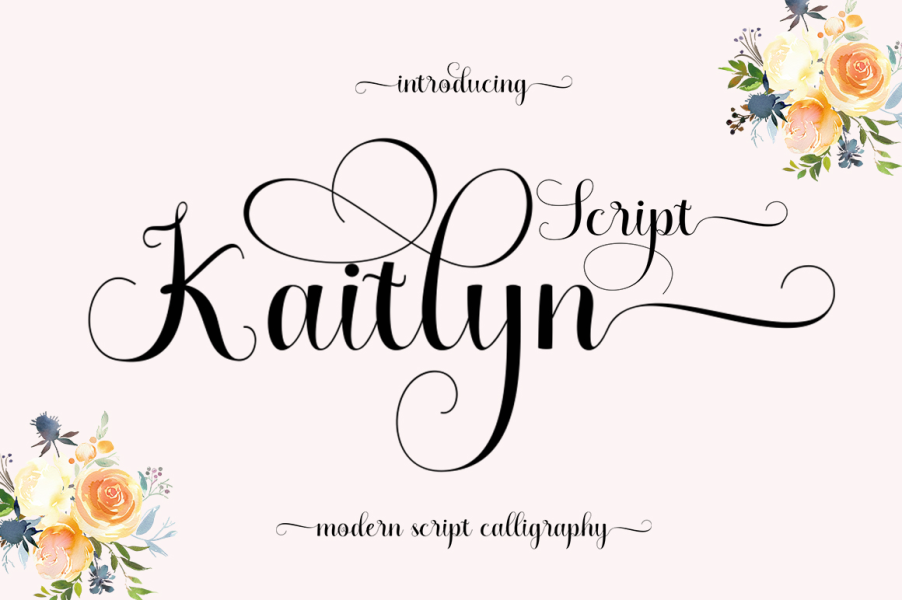 Kaitlyn Script Font · 1001 Fonts