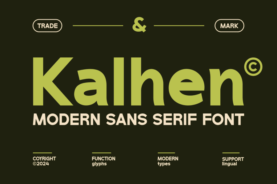Kalhen Font · 1001 Fonts
