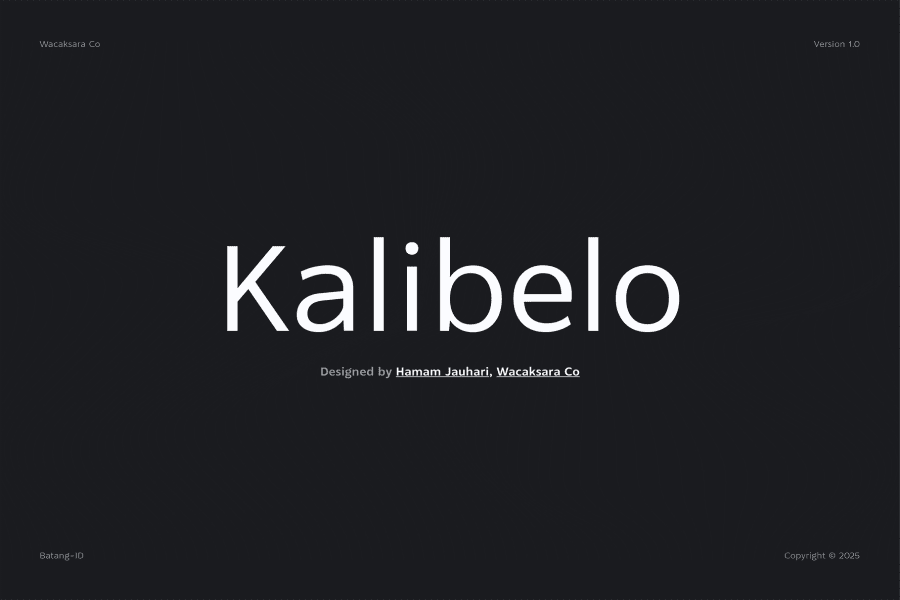 Kalibelo Font · 1001 Fonts