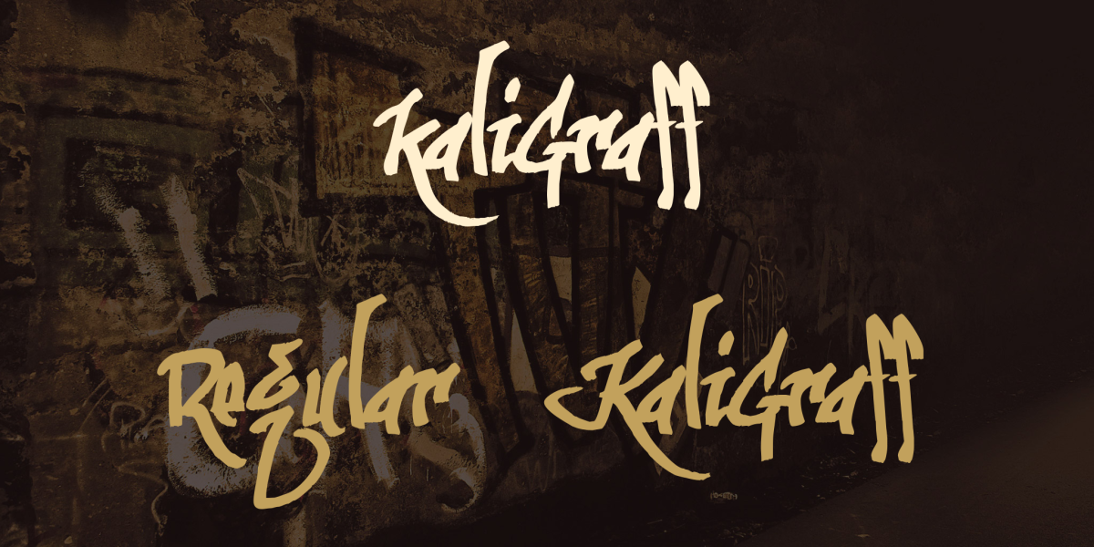 kaliGraff Font Family · 1001 Fonts